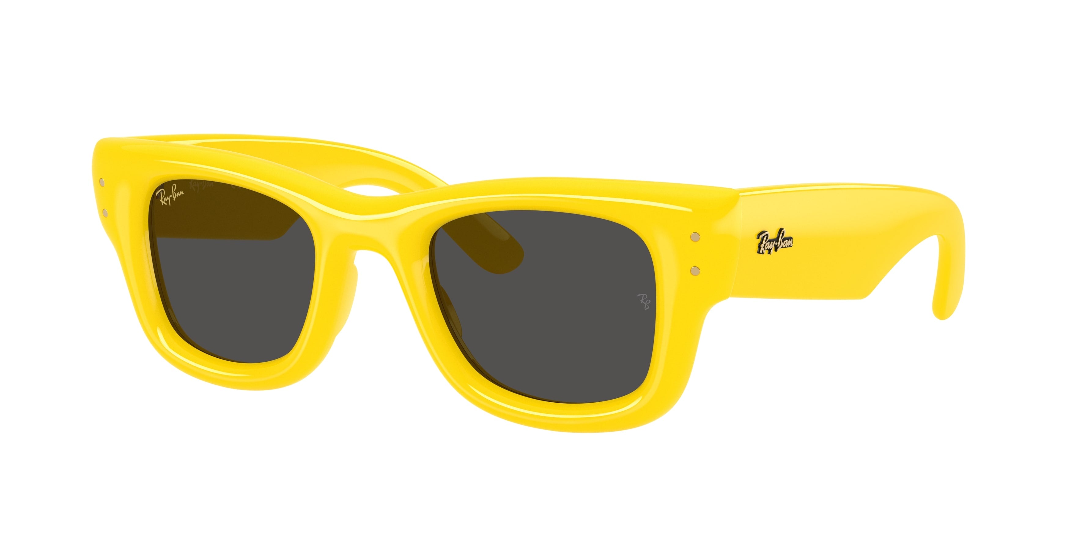 Ray-Ban Wayfarer Puffer RB4940 683087 Yellow Sunglasses for Men and ...
