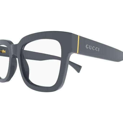 Gucci GG1138O 005 Grey Eyeglasses for Unisex – LookerOnline