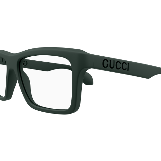 Gucci GG1573O 003 Green Eyeglasses for Man | LookerOnline
