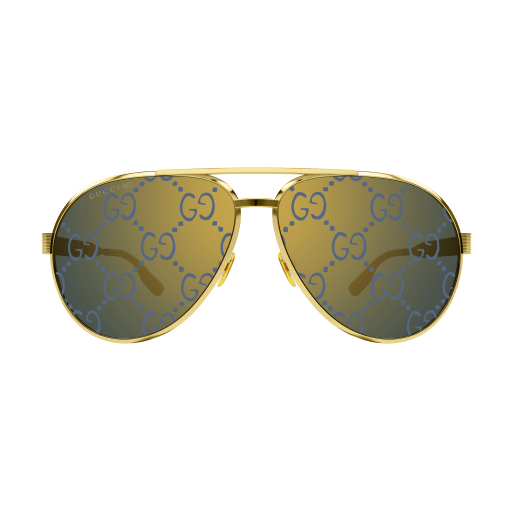 Gucci GG1513S 005 Gold Sunglasses for Man | LookerOnline