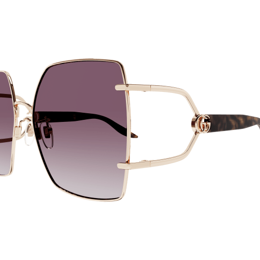 Gucci GG1564SA 002 Gold Sunglasses for Woman | LookerOnline