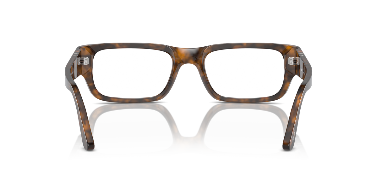 Persol PO3347V 1210 Brown Havana Eyeglasses | LookerOnline