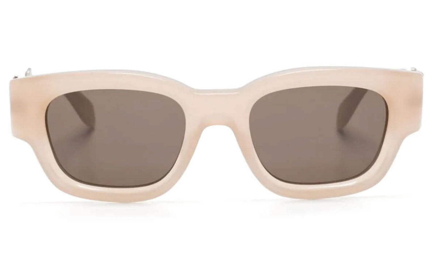 Palm Angels Posey sunglasses nude | LookerOnline