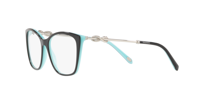 Tiffany TF2160B 8055 Black On Tiffany Blue - Woman Eyeglasses ...
