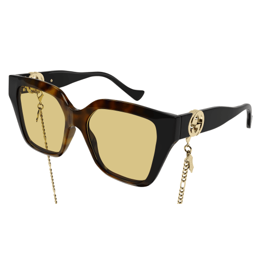 Gucci GG1023S 004 Havana Sunglasses for Woman | LookerOnline