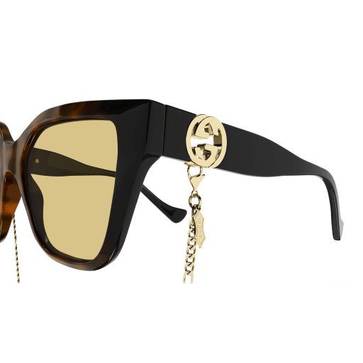 Gucci GG1023S 004 Havana Sunglasses for Woman | LookerOnline