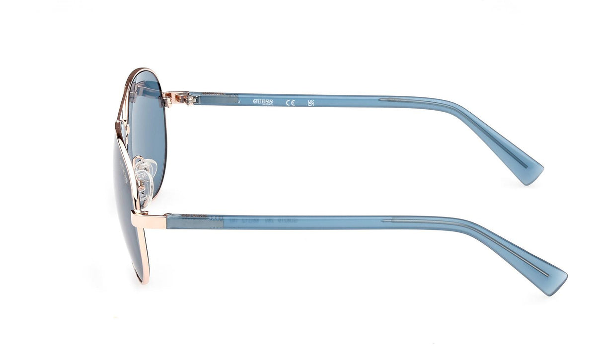 Guess GU8279 28V - Shiny Rose Gold Sunglasses | LookerOnline