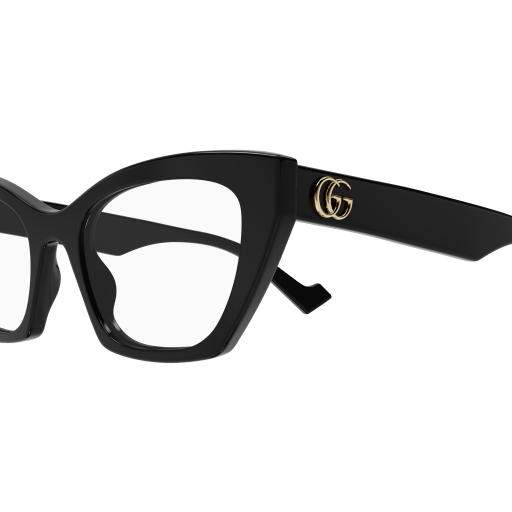Gucci GG1334O 001 Black Eyeglasses for Woman | LookerOnline