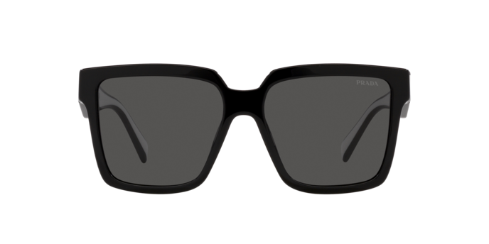 Prada PR 24ZS 1AB5S0 Sunglasses Black for Woman – LookerOnline