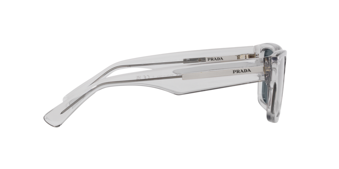 Prada PR 25ZS U430A9 Sunglasses Crystal Grey for Man – LookerOnline