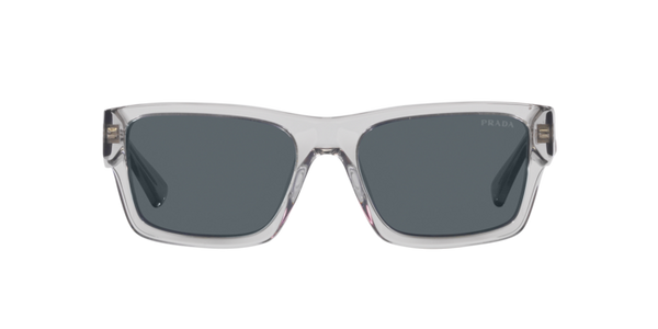 Prada PR 25ZS U430A9 Sunglasses Crystal Grey for Man – LookerOnline