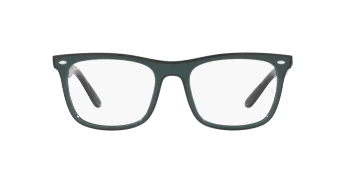 Ray-Ban RX7209 8214 Green Black Eyeglasses for Men and Women – LookerOnline