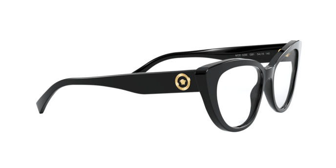 Versace VE3286 GB1 Black - Woman Eyeglasses | LookerOnline