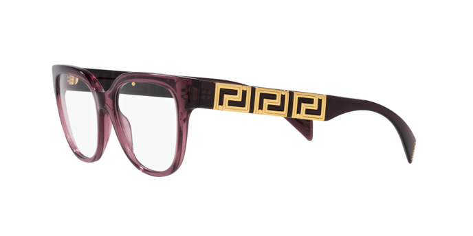 Versace VE3338 5209 Transparent Violet - Woman Eyeglasses | LO ...