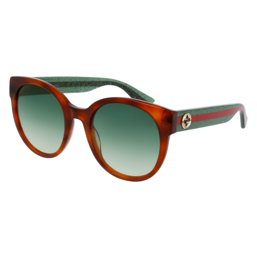 Gucci GG0035S 003 Havana Sunglasses for Woman | LookerOnline